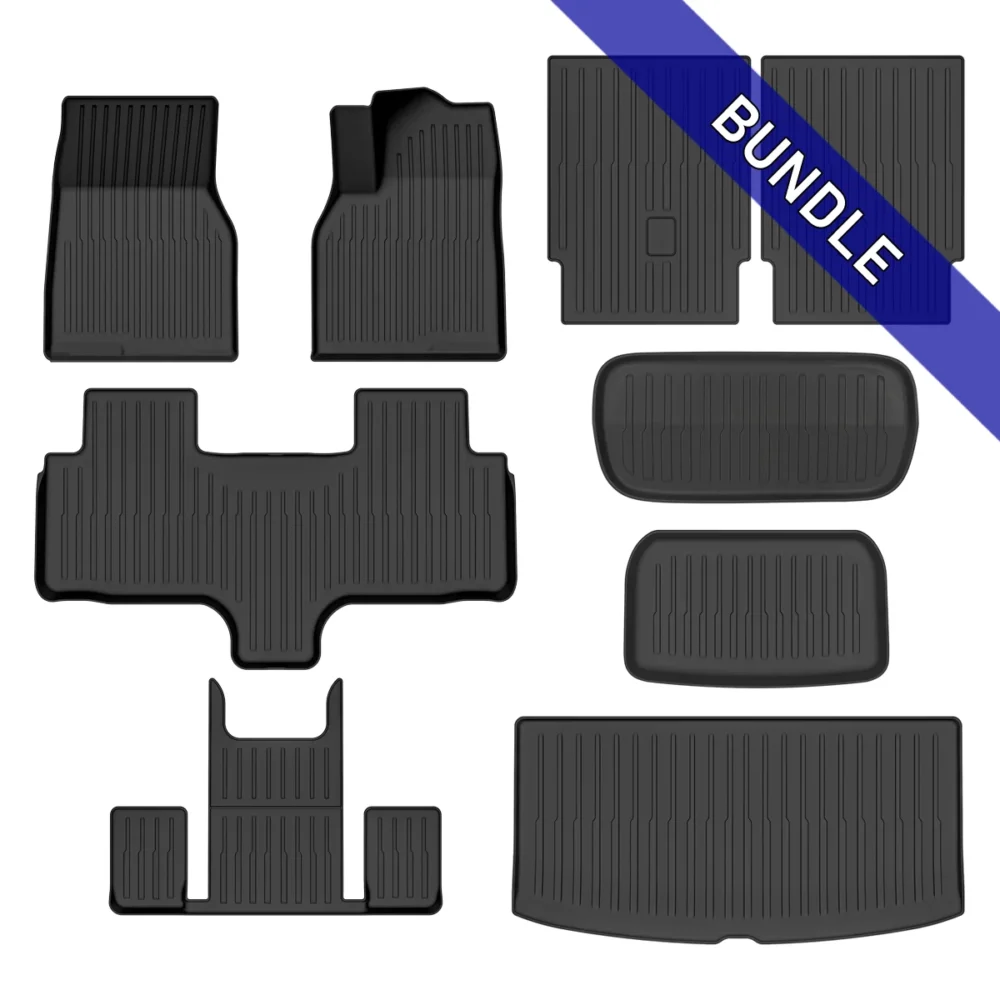 Bundle: Floor Mats & Liners Full Set - Model Y L (2026) Bundle: Floor ...